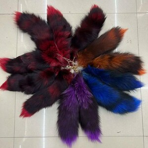 Fox Tail Keychain - FREE SHIPPING - Made in Alaska - Top Quality - Etsy