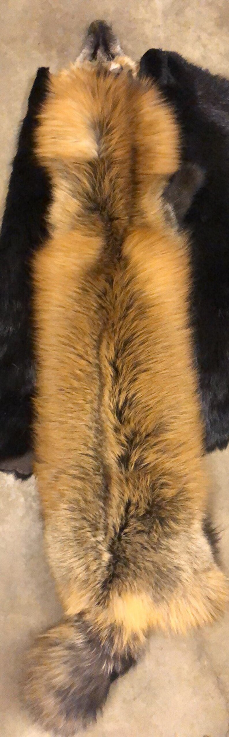 Alaskan Made Red Fox Fur Ruff Hood Collar Custom Made - Etsy