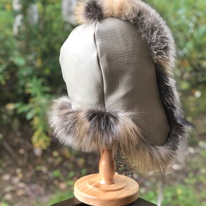 Alaskan Made-ranched Cross Fox Trapper Hat - FREE SHIPPING Custom Made ...