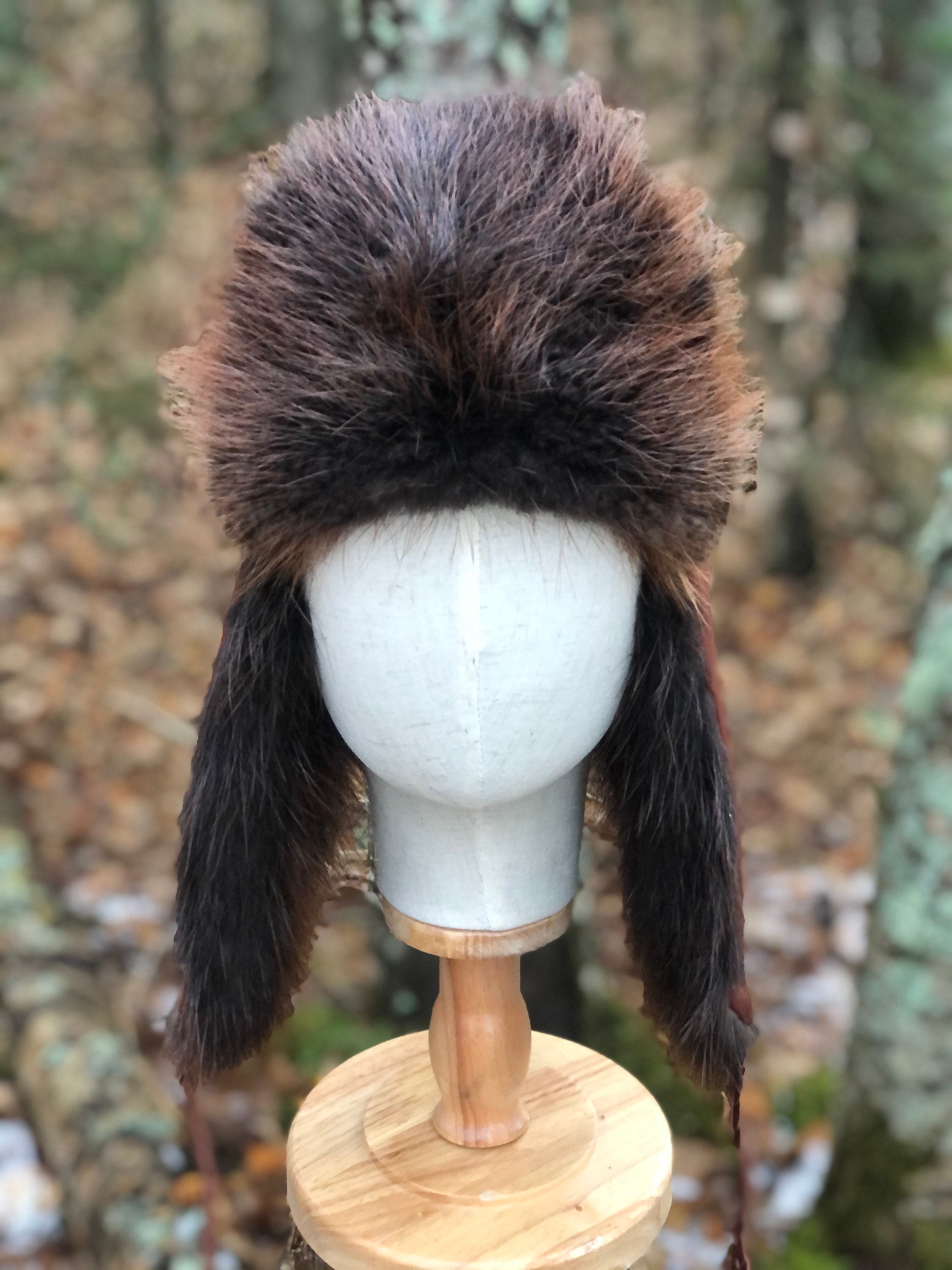 Beaver Fur Trapper Hat - Etsy