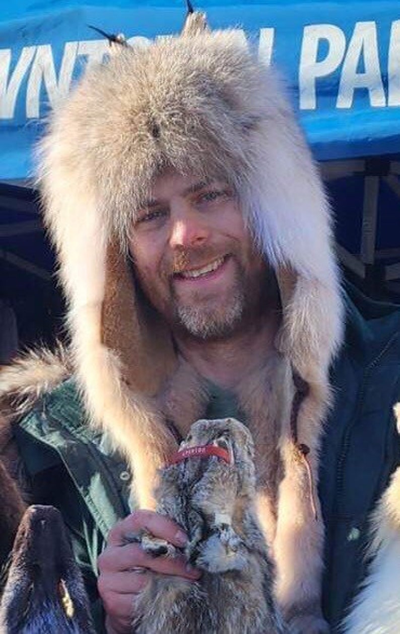 Alaskan Made Lynx Hat With Ears Paws With Claws on Earflaps - Etsy