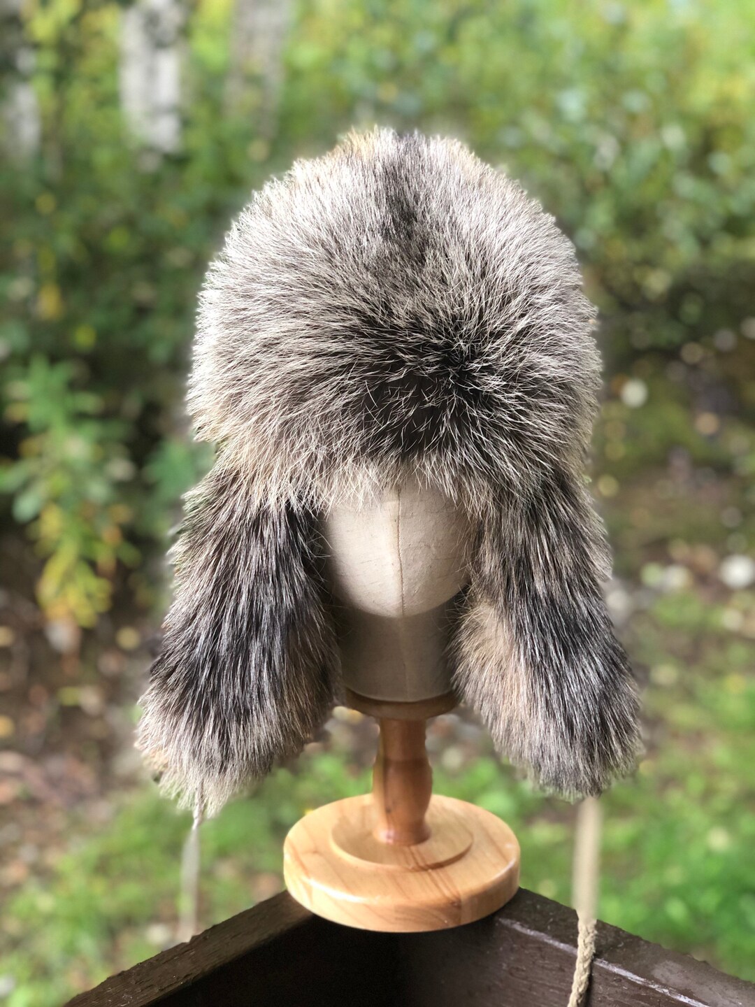 Alaskan Made-ranched Cross Fox Trapper Hat - FREE SHIPPING Custom Made ...