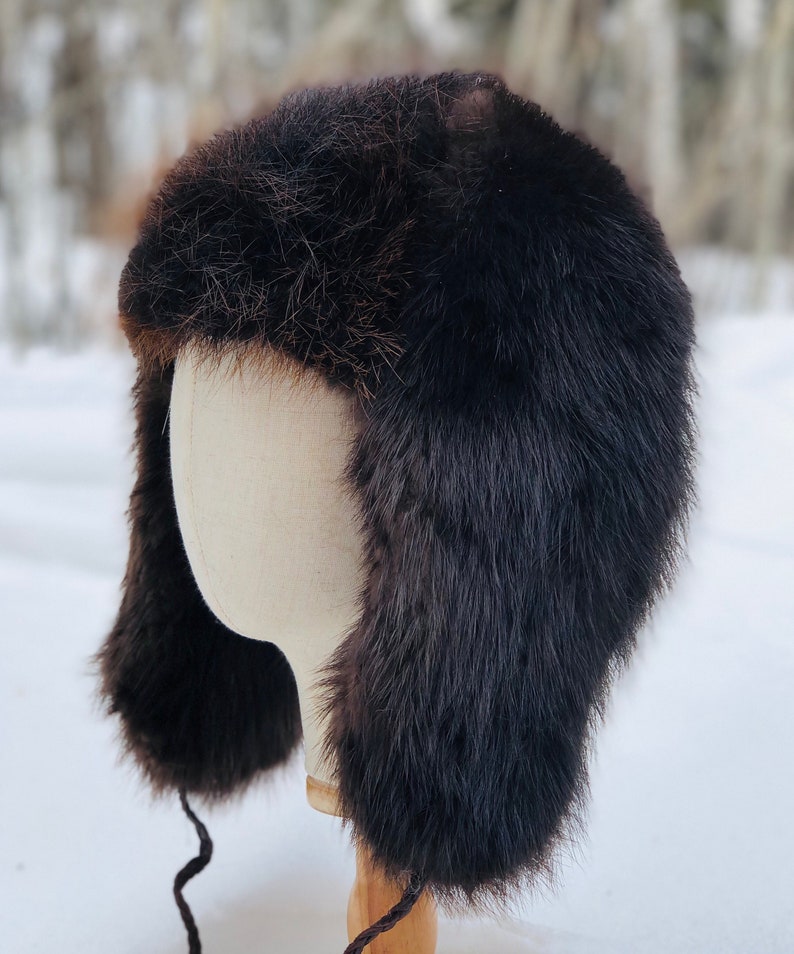 Alaskan Made Fully Furred Beaver Trapper Hat - Etsy