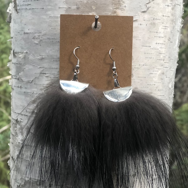 Fur Earrings - Etsy