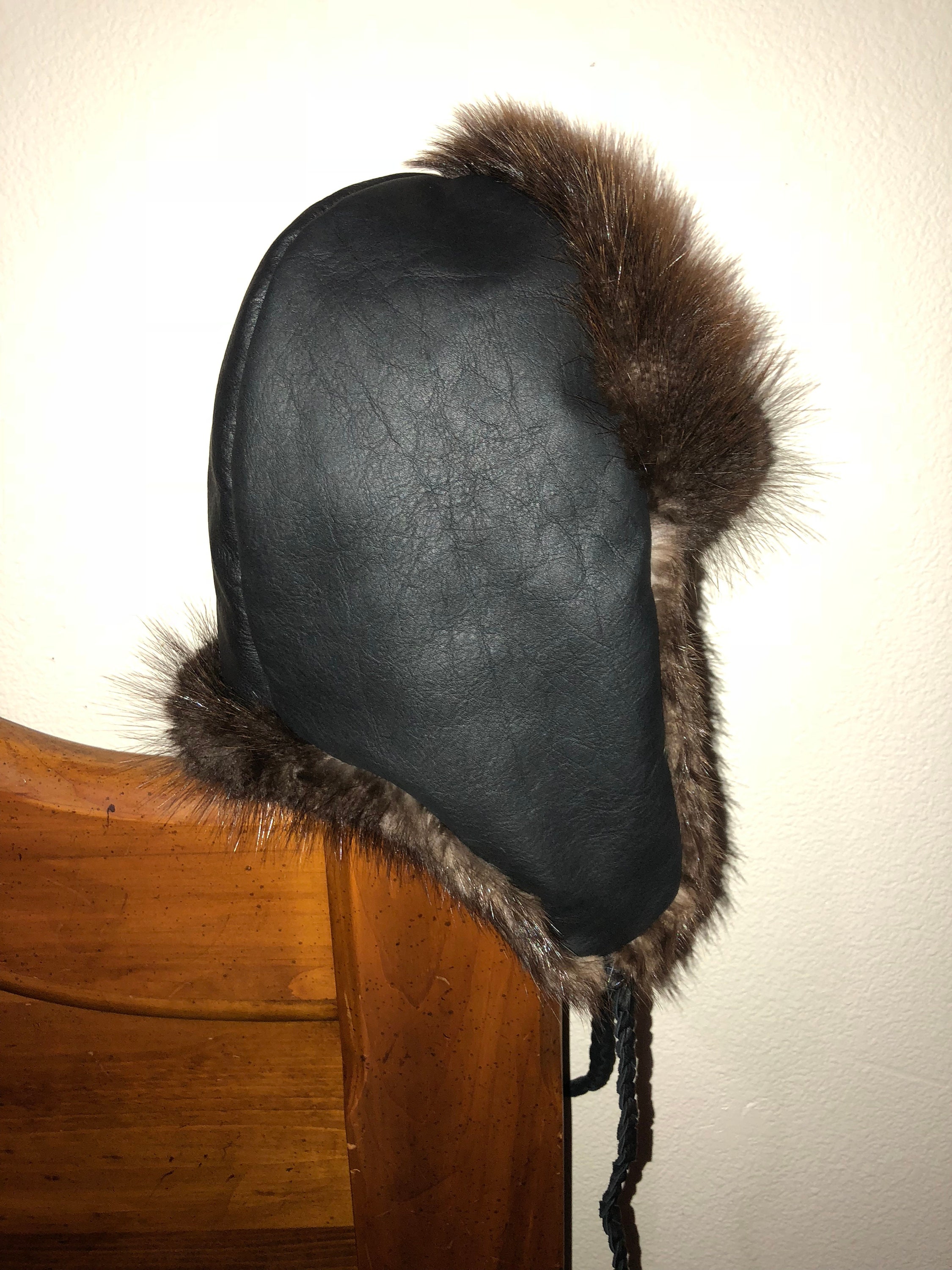 Beaver Fur Trapper Hat - Etsy