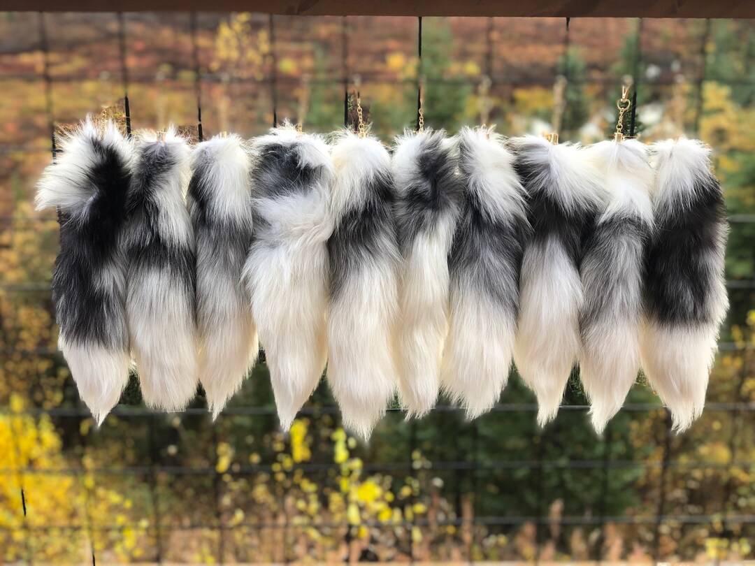 Fox Tail Keychain - FREE SHIPPING - Made in Alaska - Top Quality - Etsy