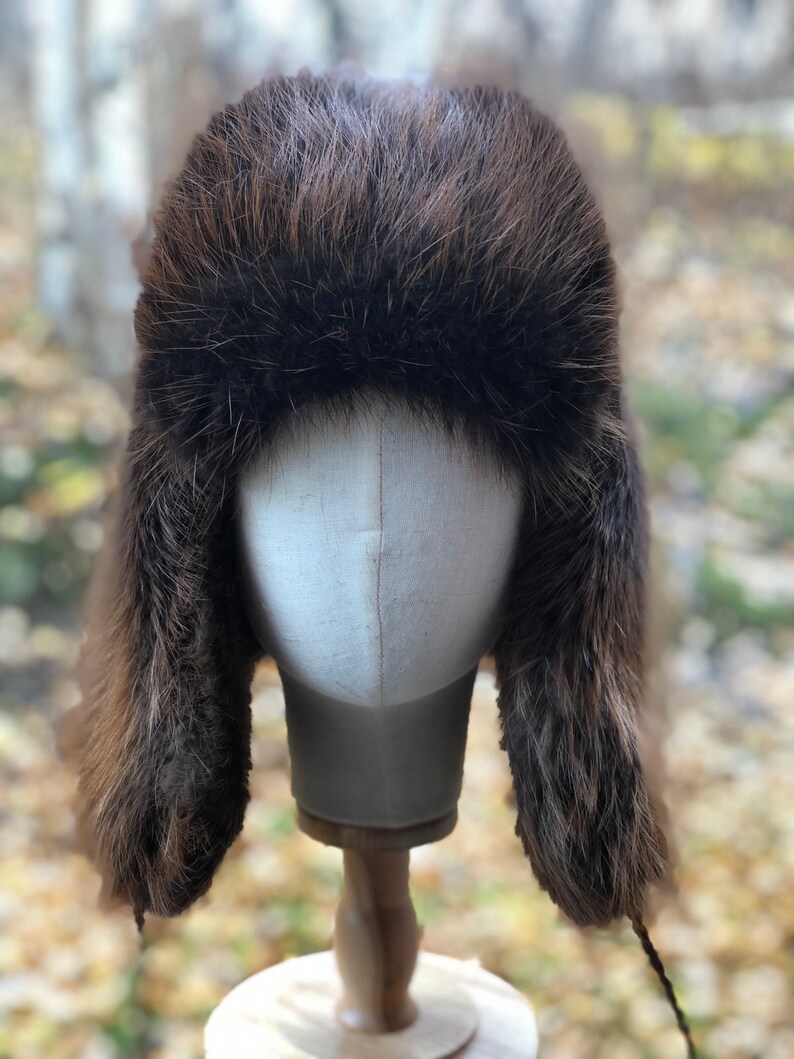 Alaskan Made Fully Furred Beaver Trapper Hat - Etsy