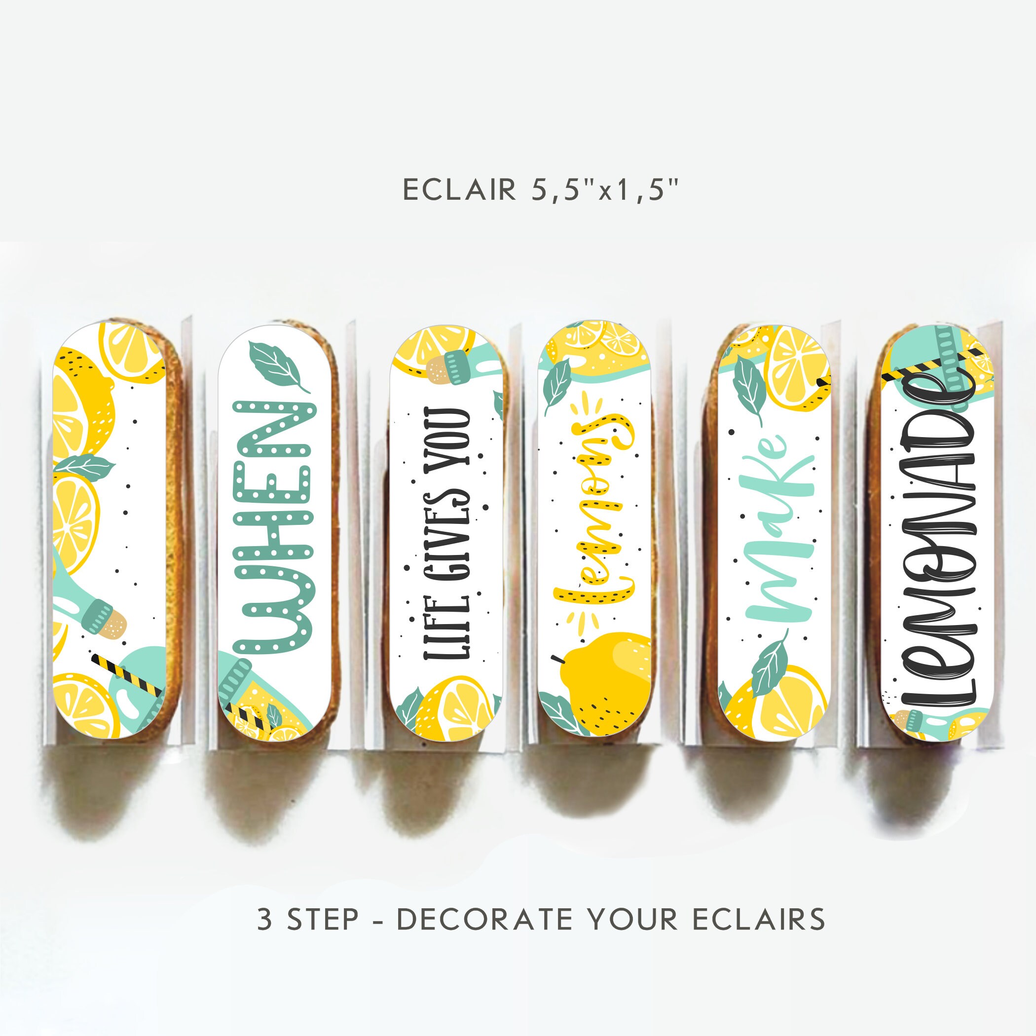 MAKE LEMONADE Edible printcards Topper for edible printing | Etsy