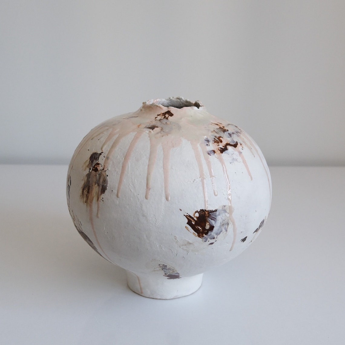 MOON & COLOR // Handmade Ceramic Vase / Unique Vase / Stylish Vase ...