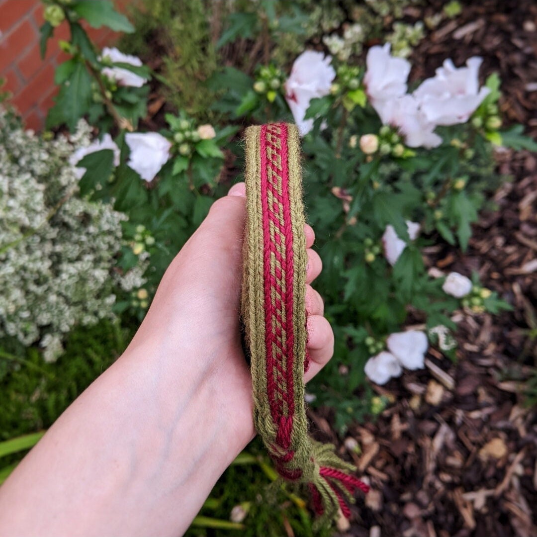 Custom Oseberg Pattern Viking Tablet Woven Belt - Made to Order - Etsy