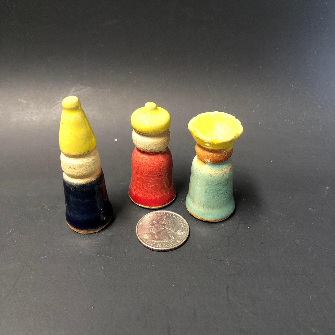 Handmade Clay Christmas Nativity Add On- Set of 3 Kings- Osage ...