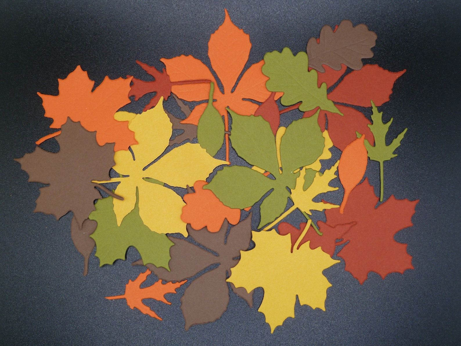 Fall Leaves Embellishments Fall Autumn Leaves Die Cuts Maple - Etsy Sweden