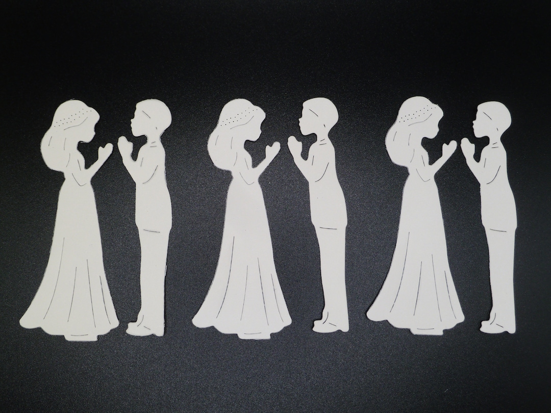 First Holy Communion Die Cuts: Cream Cardstock Boy/girl Set - Etsy