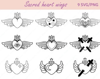 Corazón Milagro Svg - Etsy
