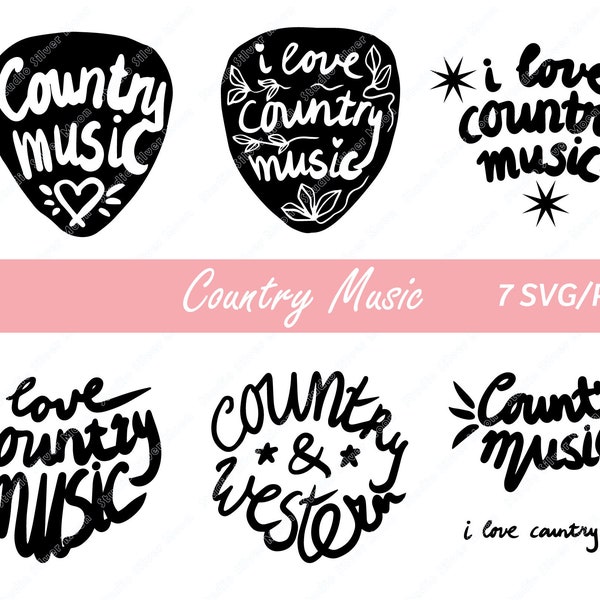 Country Music Svg - Etsy