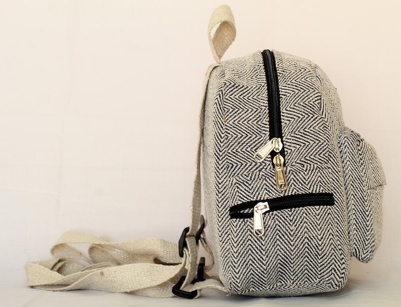 Mini Backpack Hemp Mini Backpack Gift for Her Eco-friendly | Etsy