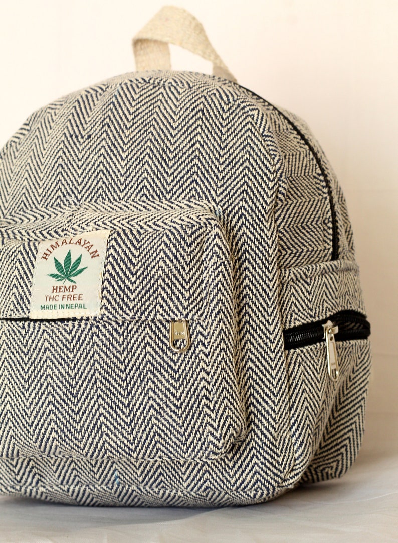 Mini Backpack Hemp Mini Backpack Gift for Her Eco-friendly | Etsy