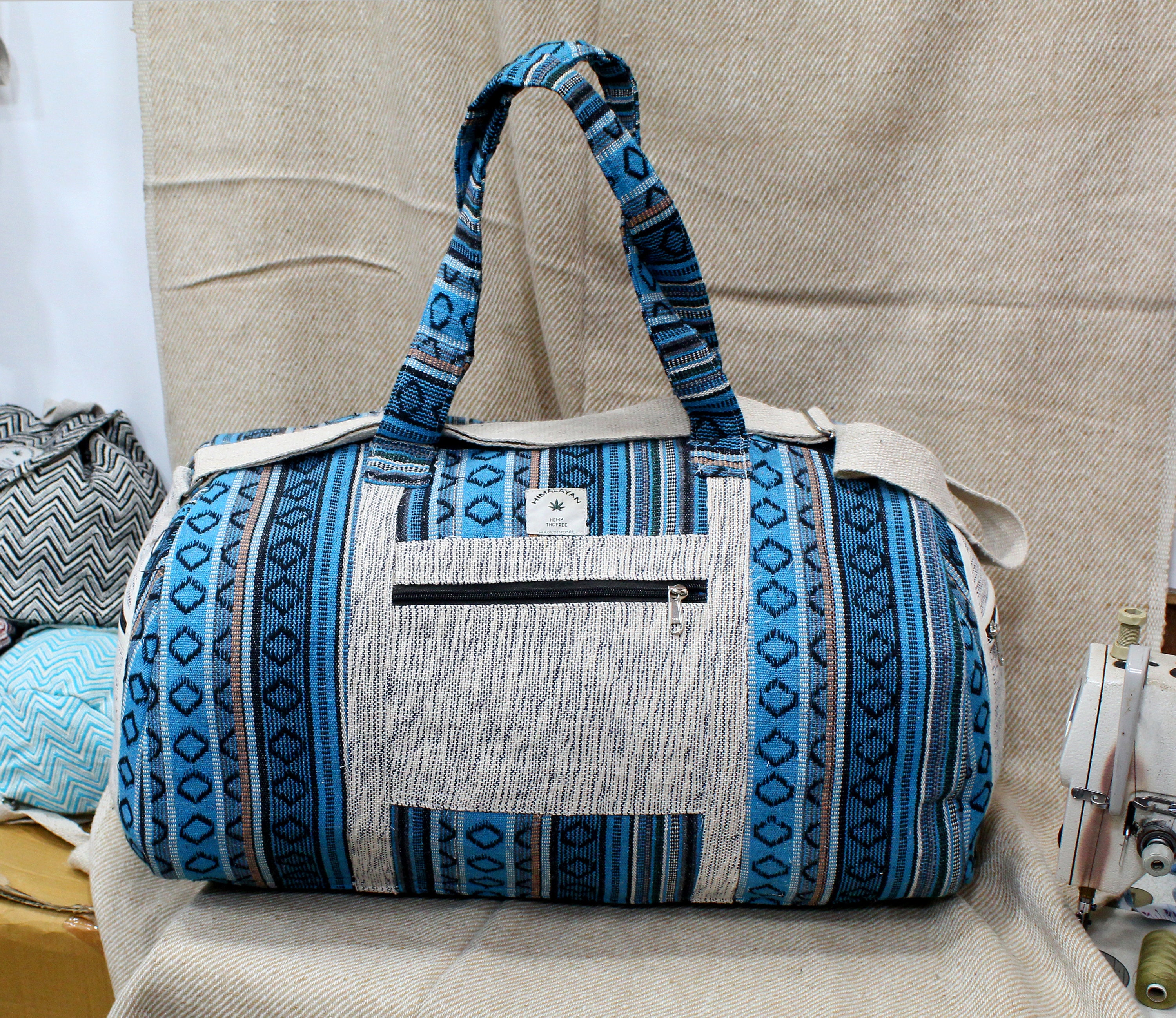 Hamp Duffle Bag Large Travel Bag Men Handmade Weekend Bag | Etsy