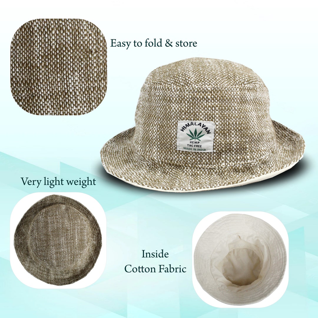 Eco Friendly Hat Hemp Hat Beach Sun Hat Gift for Her Him Hippie Hat ...