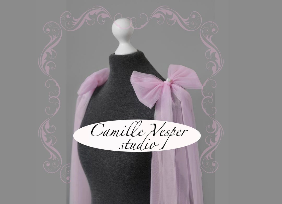 Detachable Bows for Shoulders. Bridal Tulle Bow Sleeves. Tulle Wedding ...