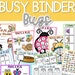 Bug Busy Binder | Busy Book | Activity Binder | Toddler Activities ...