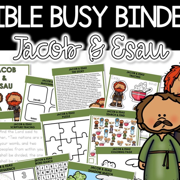 Bible Busy Binder Busy Book Activity Binder the Garden of Eden - Etsy