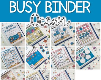 Transportation Busy Binder Busy Book Activity Binder Toddler Activities ...