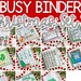 Christmas Busy Binder Set 2 | Busy Book | Activity Binder | Toddler ...