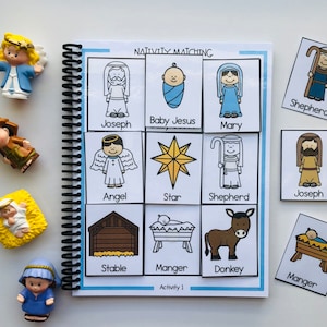 Nativity Busy Binder for Little Learners | Busy Book | Activity Binder ...