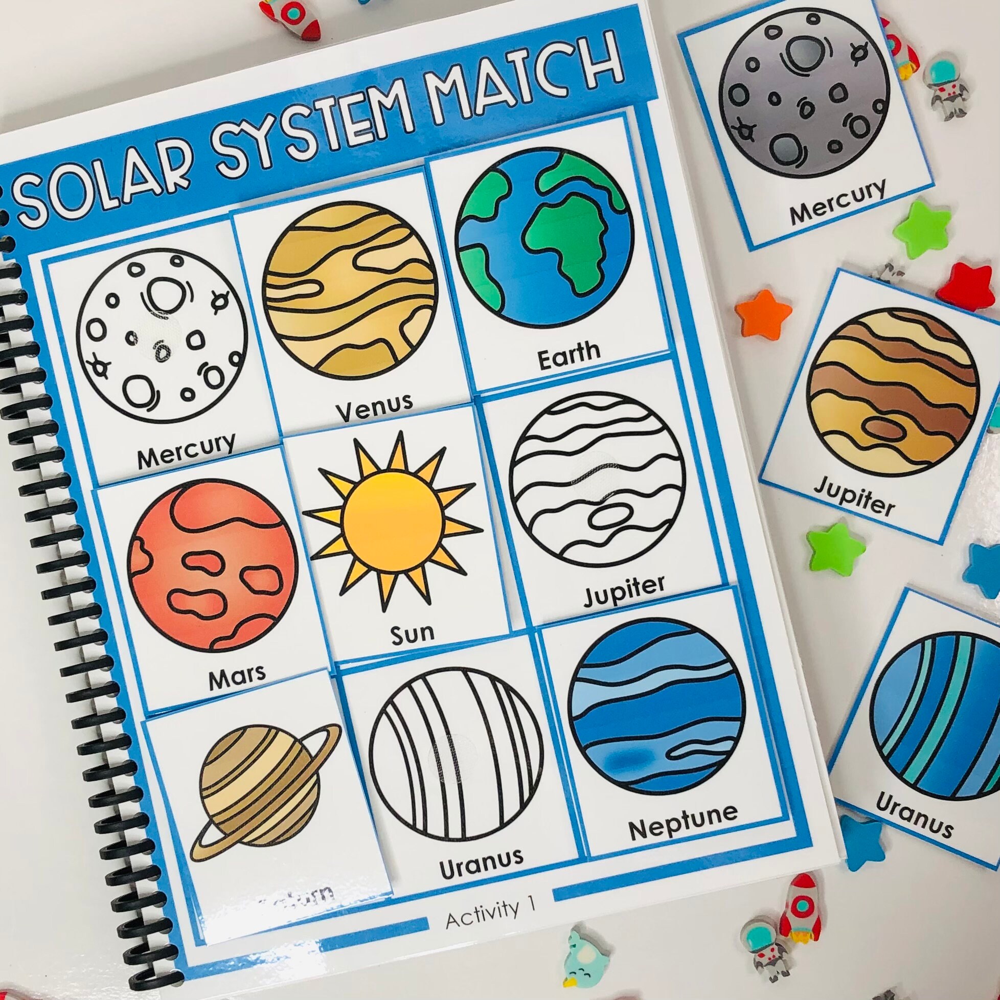 Space Busy Binder | Busy Book | Activity Binder | Toddler Activities ...