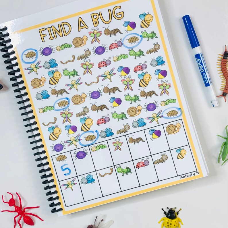 Bug Busy Binder | Busy Book | Activity Binder | Toddler Activities ...