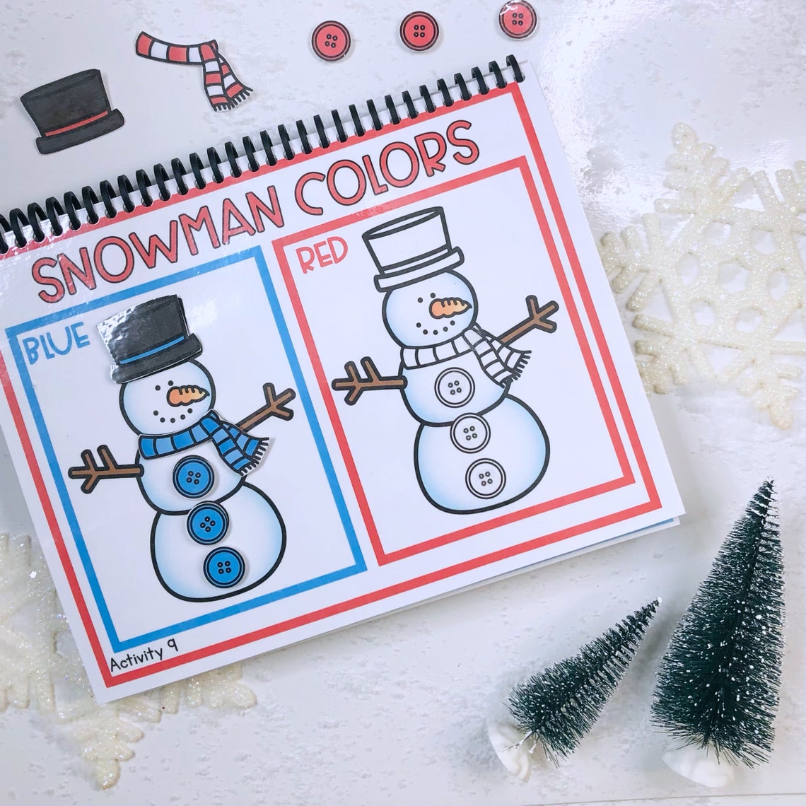 Winter Busy Binder | Busy Book | Activity Binder | Toddler Activities ...