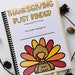 Thanksgiving Busy Binder for K/1st Busy Book Activity - Etsy