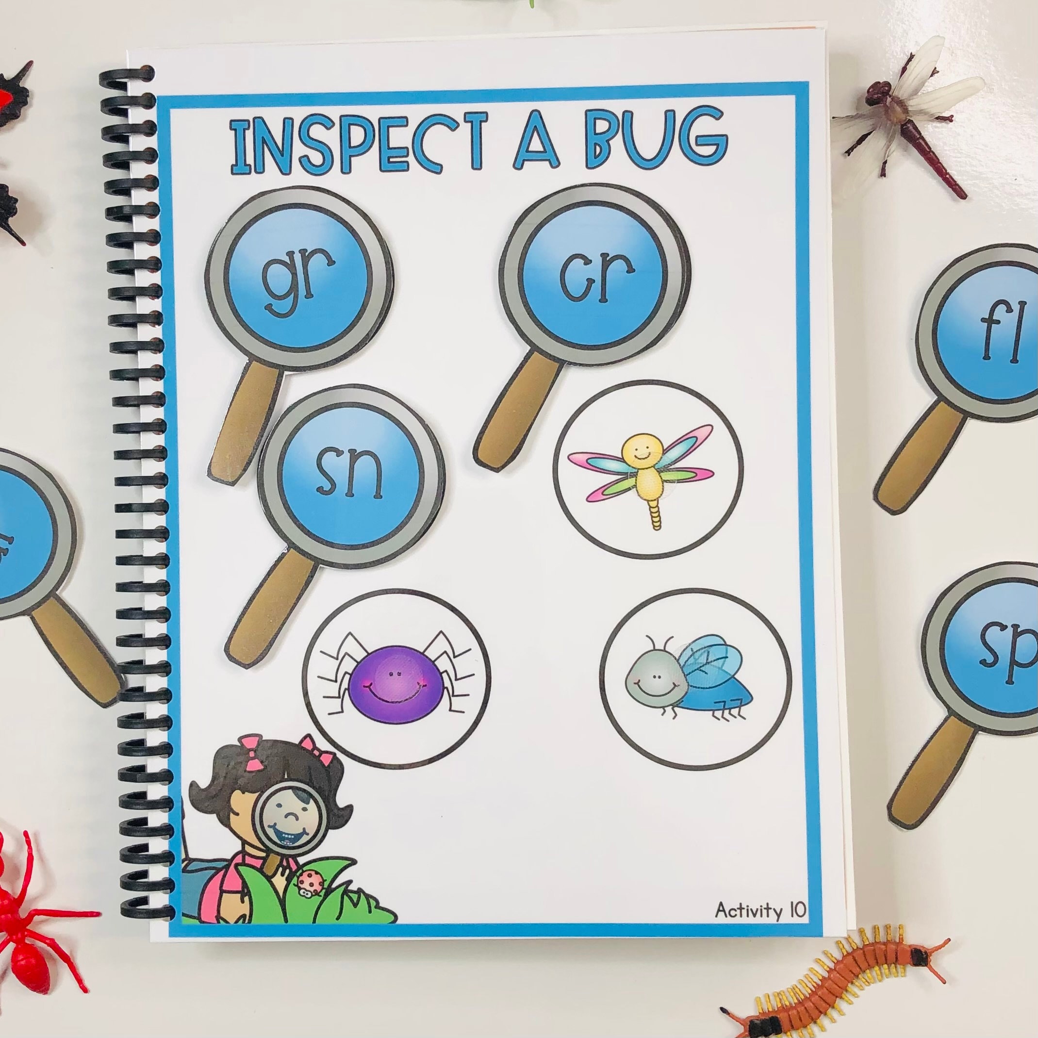 Bugs Busy Binder K-1st | Learning Activities (digital Download) - Etsy