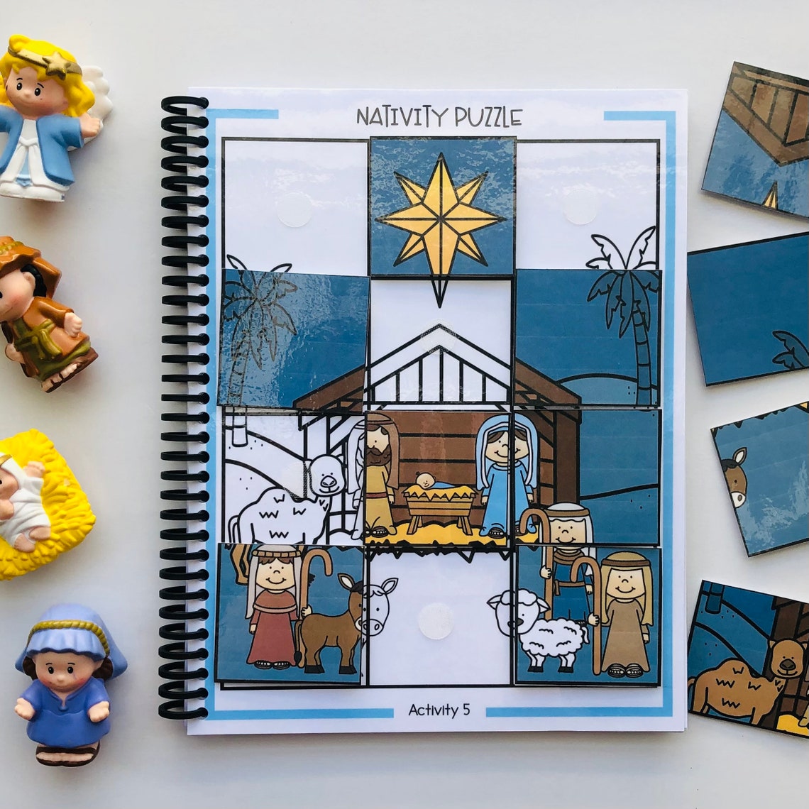 Nativity Busy Binder for Little Learners | Busy Book | Activity Binder ...