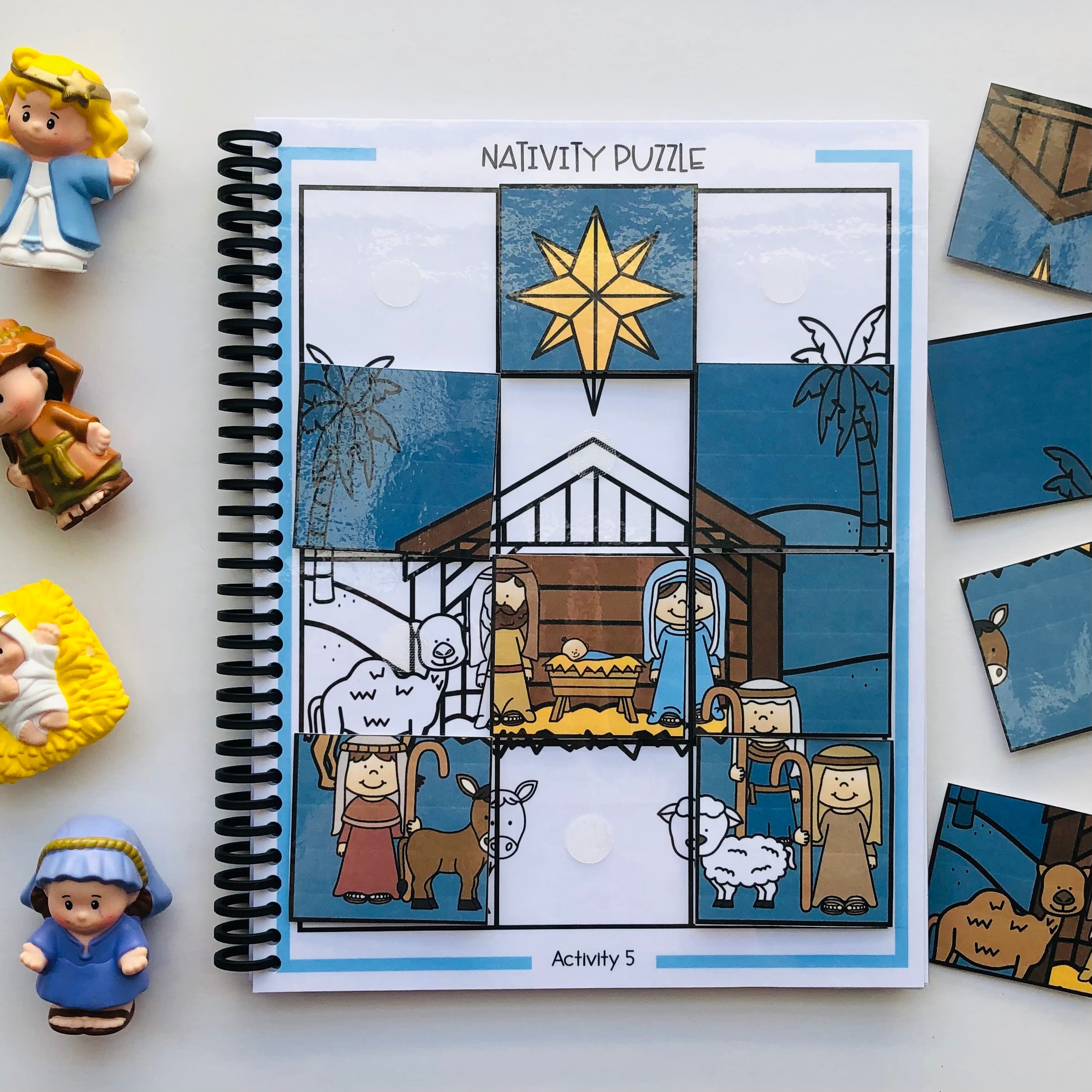 Nativity Busy Binder for Little Learners | Busy Book | Activity Binder ...