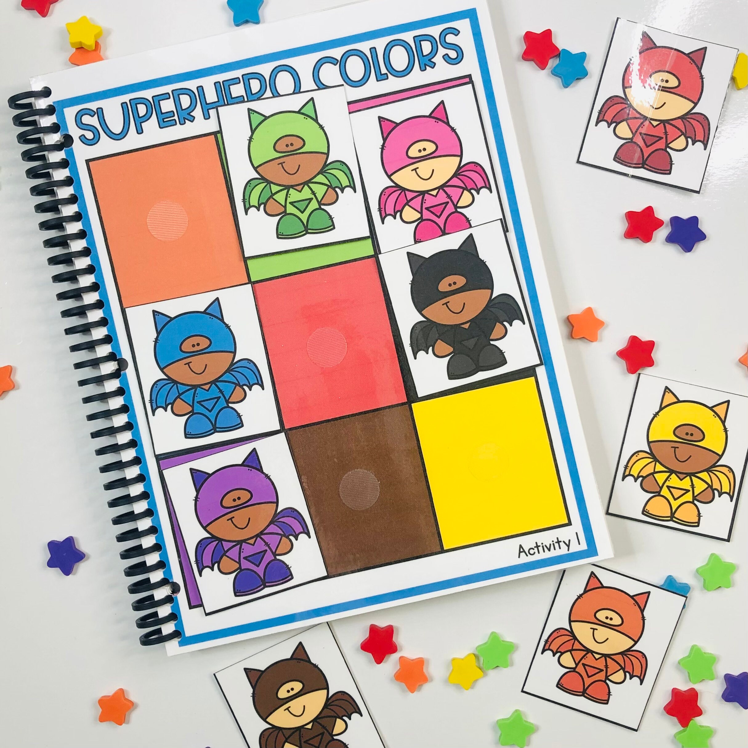 Superhero Busy Binder | Busy Book | Activity Binder | Toddler ...