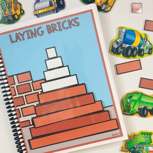 Construction Busy Binder | Busy Book | Activity Binder | Toddler ...