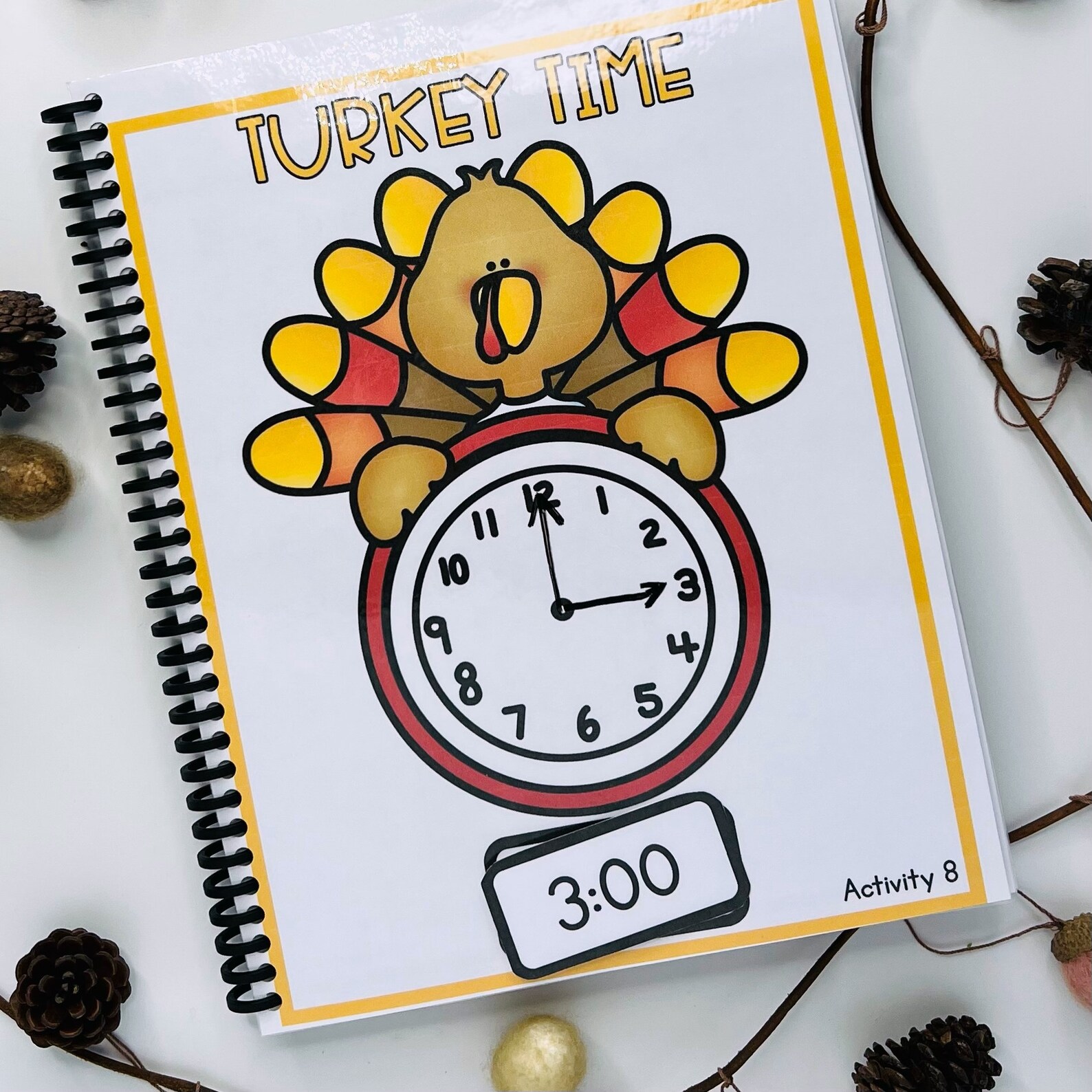 Thanksgiving Busy Binder for K/1st Busy Book Activity Binder ...