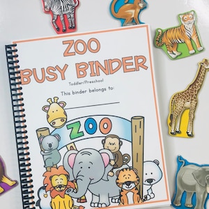Construction Busy Binder Busy Book Activity Binder Toddler Activities ...