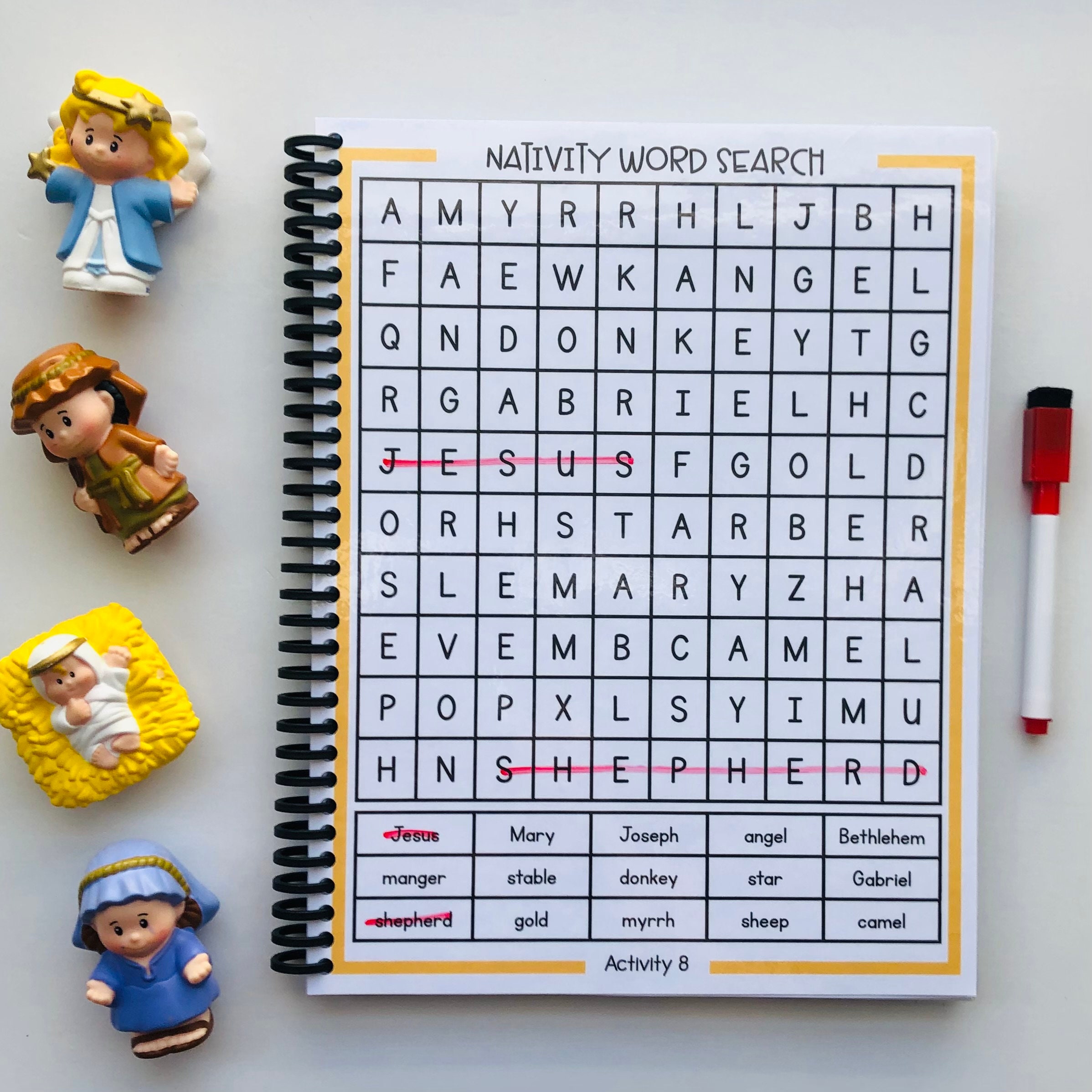 Nativity Busy Binder for Little Learners | Busy Book | Activity Binder ...