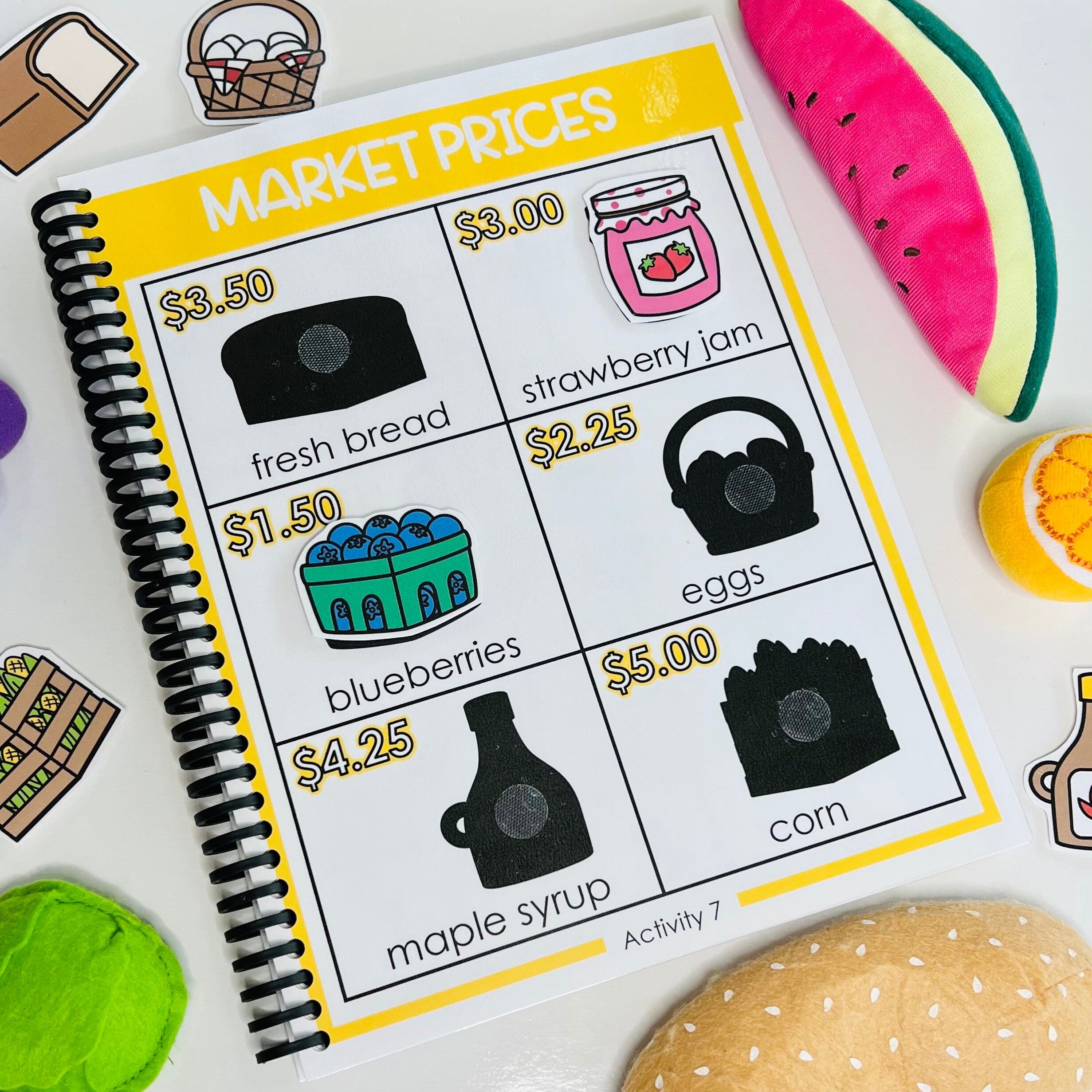 Farmers Market Busy Binder | Busy Book | Activity Binder | Toddler ...