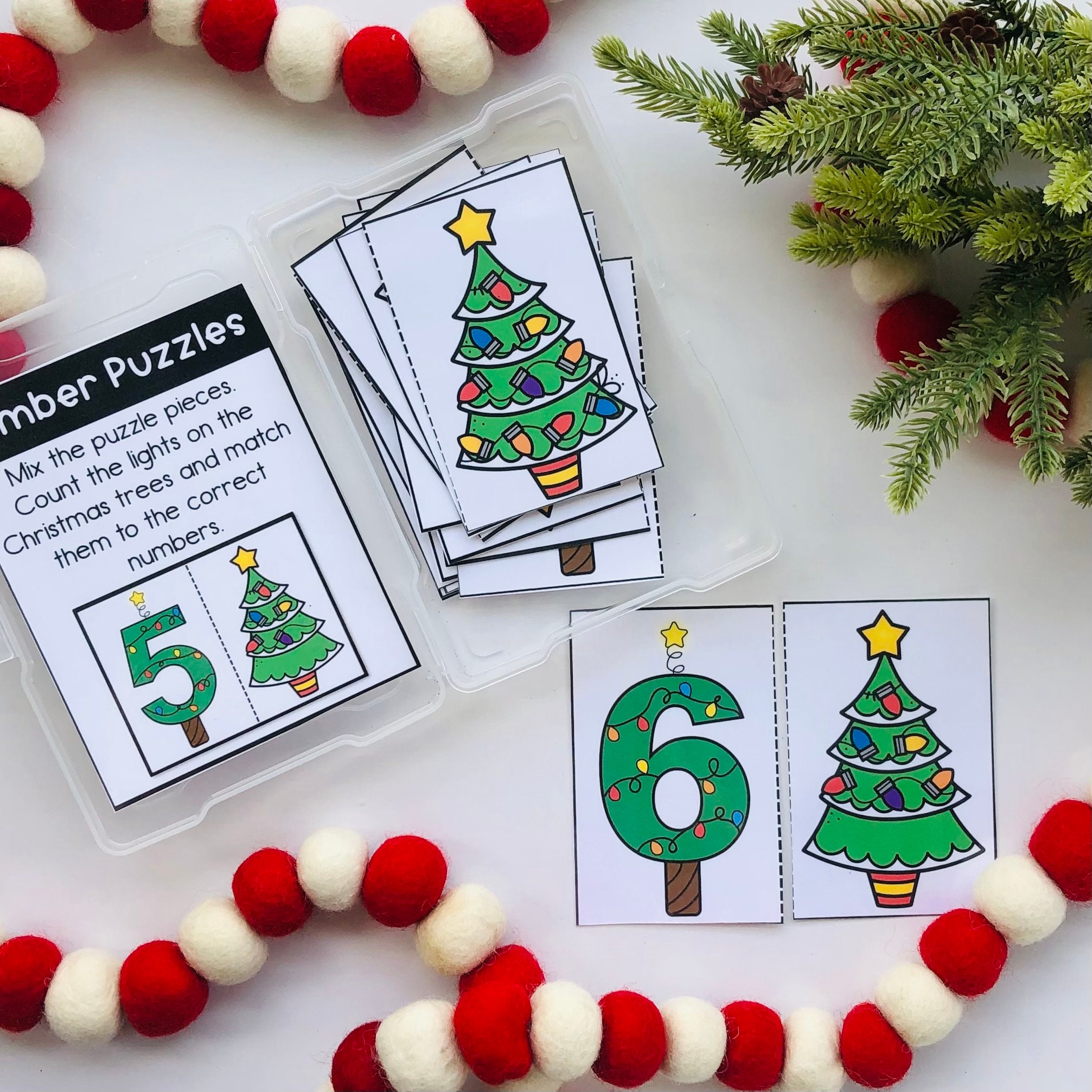 Preschool Christmas Task Boxes PHYSICAL PRODUCT - Etsy