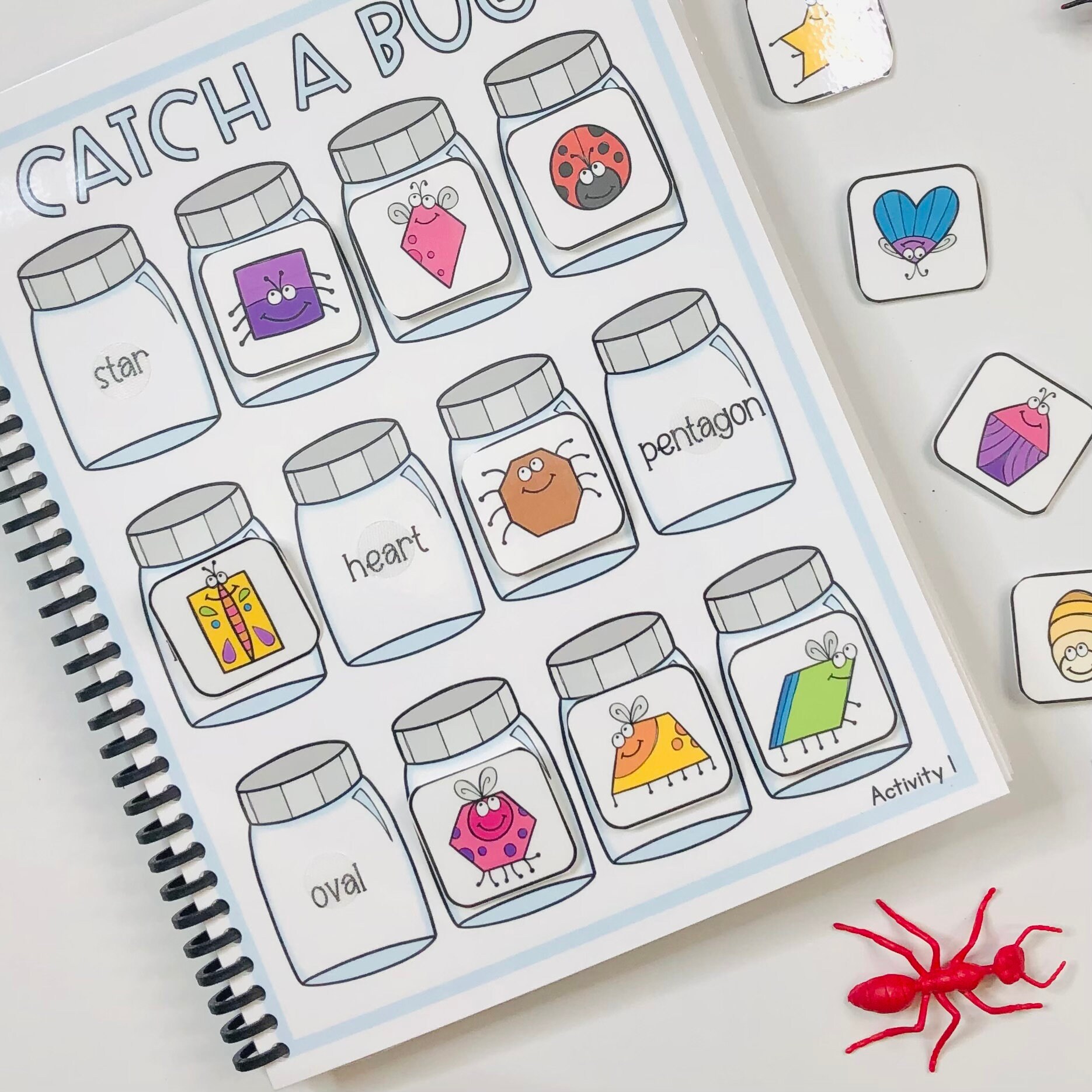 Bugs Busy Binder K-1st | Busy Book | Activity Binder | Kindergarten ...