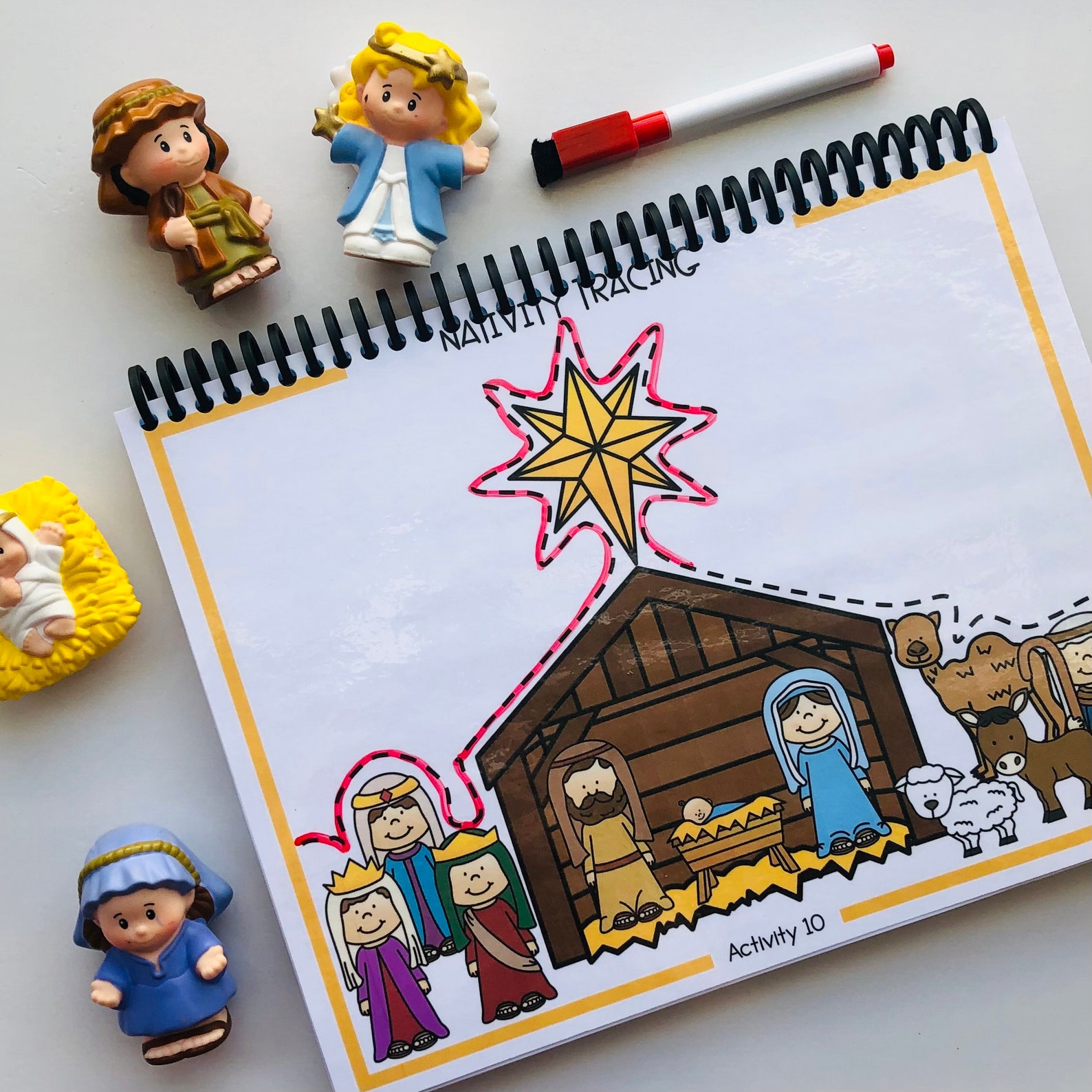 Nativity Busy Binder for Little Learners | Busy Book | Activity Binder ...