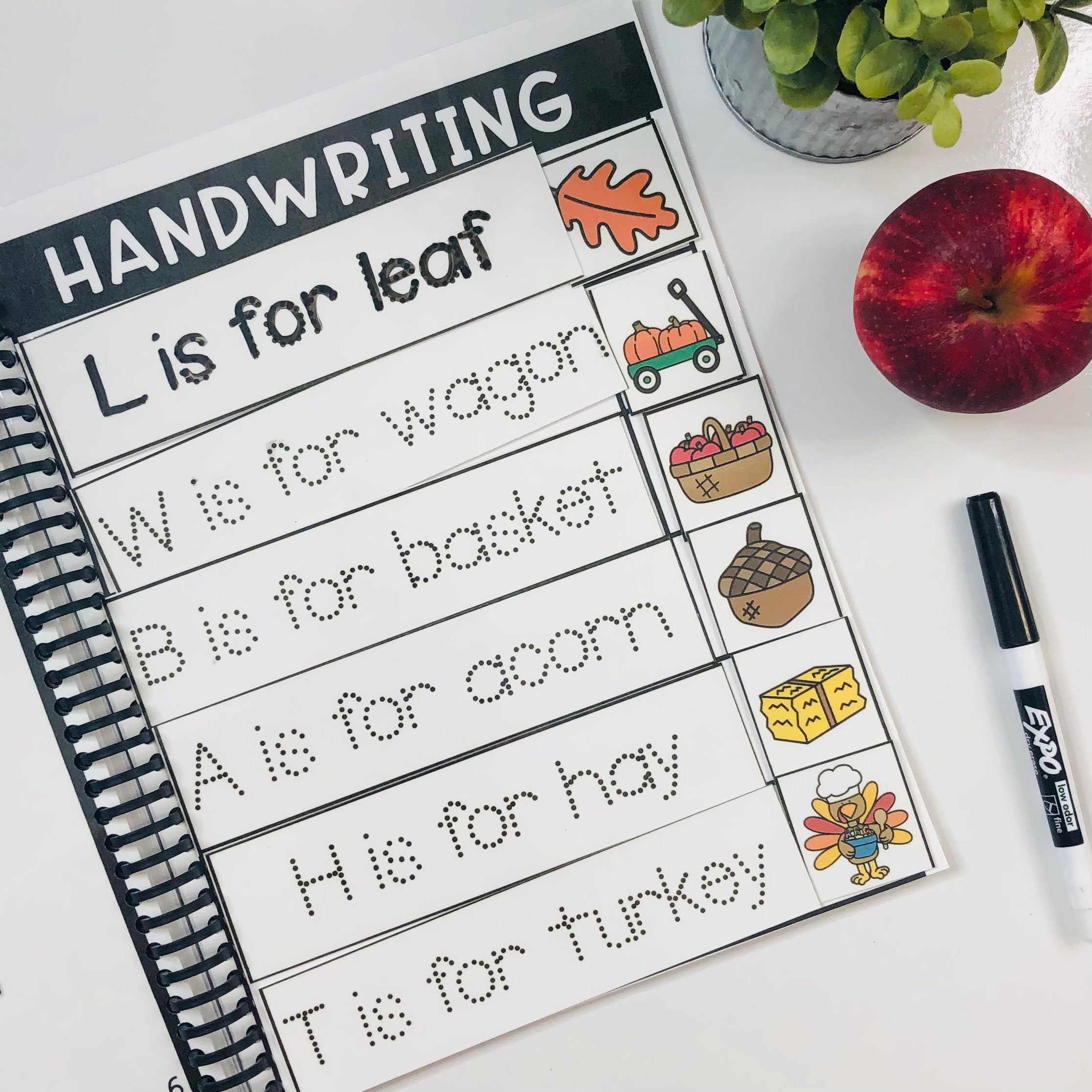 Fall Busy Binder K-1st | Busy Book | Activity Binder | Kindergarten ...