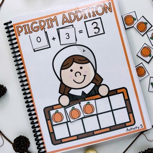 Thanksgiving Busy Binder for K/1st | Busy Book | Activity Binder ...