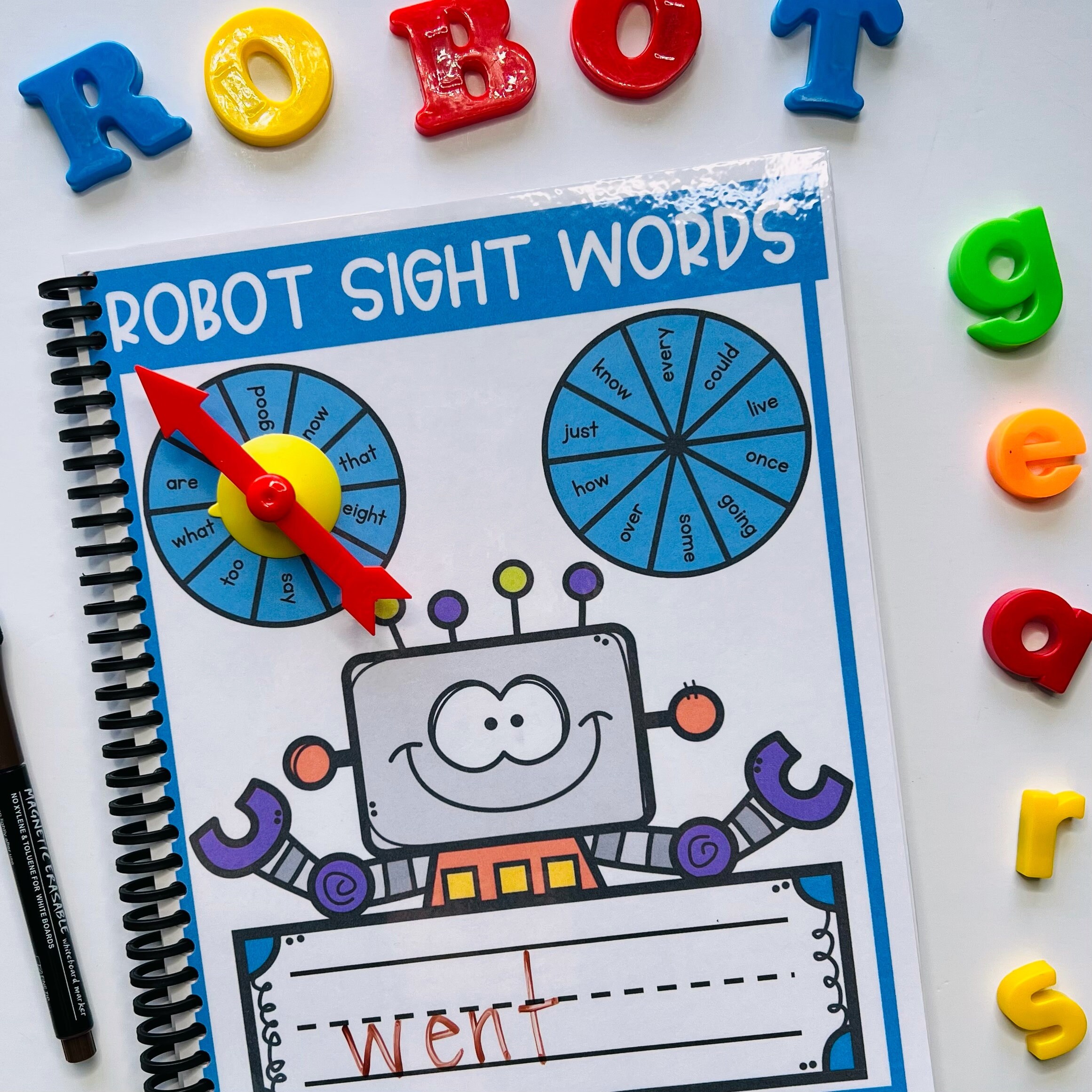 Robot Busy Binder | Busy Book | Activity Binder | Kindergarten ...