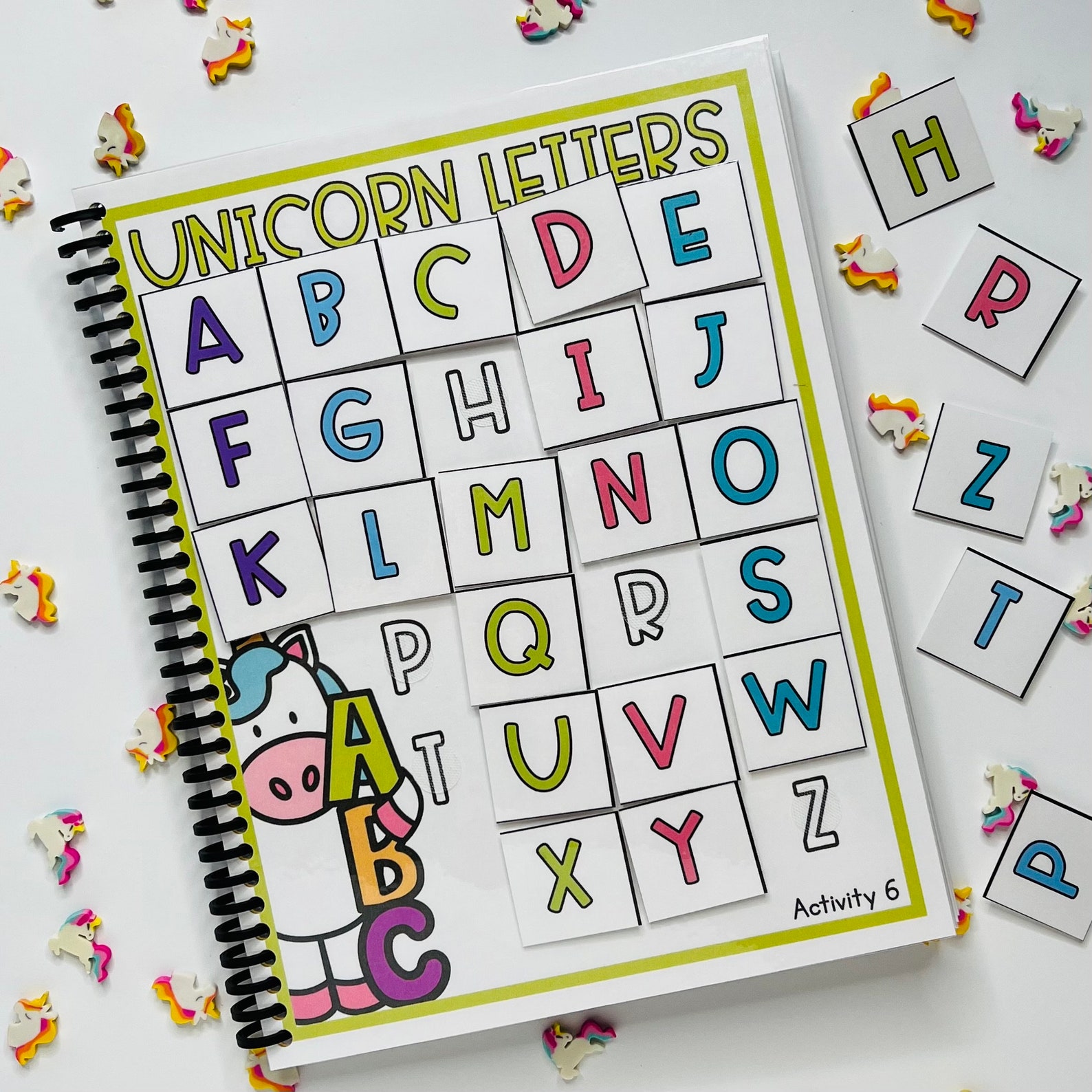 Unicorn Busy Binder | Busy Book | Activity Binder | Toddler Activities ...