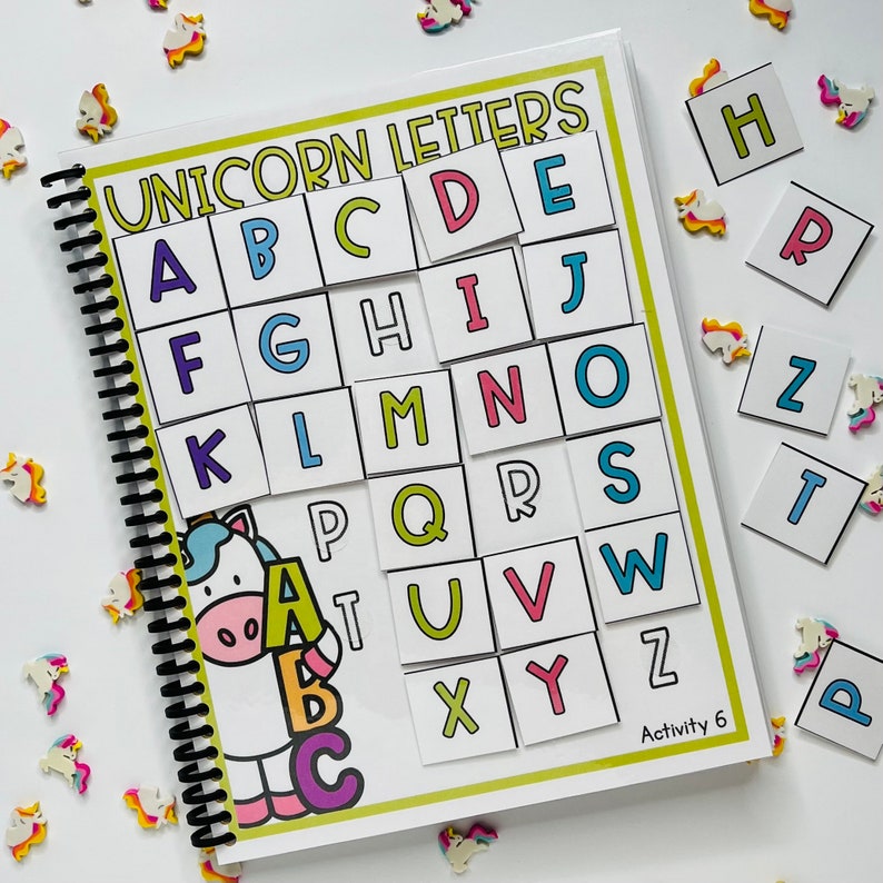 Unicorn Busy Binder | Busy Book | Activity Binder | Toddler Activities ...